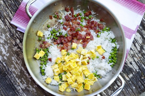 bacon and egg fried rice recipe | eat. live. travel. write.