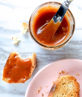 Easy salted caramel spread recipe | eat. live. travel. write.