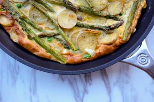Frittata with spring greens and potatoes | eat. live. travel. write.