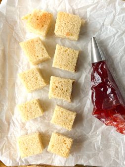 Mini lamingtons with a jam centre | eat. live. travel. write.