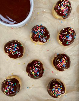 Chocolate cheesecake choux puffs | eat. live. travel. write.